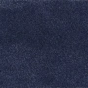Lano, Metrážový koberec Supersoft 710 tm. modrý, na míru s bordurou, šíře 4m, modrá, ab (mřížka), ložnice