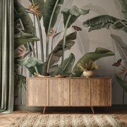 Fototapeta - Jungle s motýly (245x170 cm)