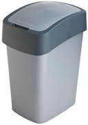 Odpadkový koš flip bin 25l 186157 stříbrno/grafit