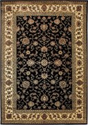 Ayyildiz, AKCE: 120x170 cm Kusový koberec Marrakesh 210 black, černá, kancelář