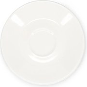 Bílý porcelánový podšálek ø 12,5 cm Barista – BonBistro