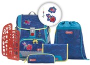 Školní aktovka/batoh 2v1 Step by Step - 6dílný set - Kolibřík, certifikát AGR
