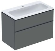 Geberit iCon - Skříňka s umyvadlem, 90x48x63 cm, 2 zásuvky, lávová 502.337.JK.1