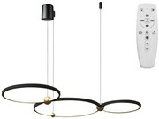 Toolight Ring 3 vedl lampa + dálkové ovládání APP752-30-40-50 černá