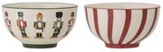 Vánoční misky Jolly Bowls 500 ml - set 2 ks Bloomingville