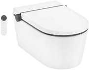 Hansgrohe LavaPura Element S - Elektronický bidet s keramikou, SoftClose, AquaHelix Flush, HygieneEffect, SmartClean, bílá 63021450