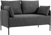Ziden Couch 2 Sitzer látka – černá
