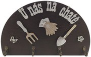 Falixen Věšák na klíče " U nás na chatě-2"