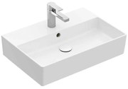 Villeroy & Boch Memento 2.0 - Umyvadlo 60x42 cm, s přepadem, otvor pro baterii, alpská bílá 4A226001