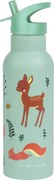 A Little Lovely Company - nerezová lahev na pití, 500 ml - kamarádi z lesa