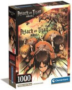 Clementoni - Puzzle 1000 Attack on Titans - Compact