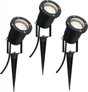 P 98897 Outdoor LED svítidlo - zápich do země IP44 3x3,5W GU10 černá - PAULMANN