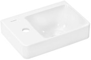 Hansgrohe Xelu Q - Umývátko, 36x25 cm, bez přepadu, otvor pro baterii, bílá 60315450