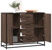 Příborník hnědý dub 92 x 35 x 76 cm kompozitní dřevo 3300829