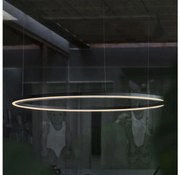 Ideal Lux - LED Lustr na lanku ORACLE SLIM LED/83W/230V 4000K pr. 150 cm černá