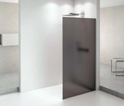 Polysan Architex - Sprchová stěna Walk-In, 96x210 cm, chrom/matné kouřové sklo AXC100SM