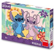 Dino Puzzle Stitch na pláži 100 XL dílků