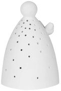 räder Mini LED lucerna Angel of Light 8 cm, bílá barva, porcelán
