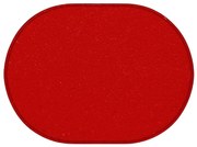 Vopi, Kusový koberec Eton červený ovál, 57x120, červená, ložnice