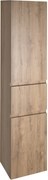 Aqualine Aqualine, ALTAIR vysoká skříňka s košem 40x184x31cm, dub emporio, AI485L