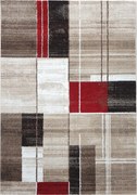 Spoltex, Kusový koberec Florentina 613-64 beige/red, 120x170, béžová, obývací pokoj