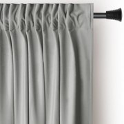Šedý sametový dimout závěs 140x245 cm Pleat – Restilo