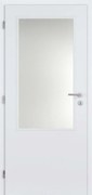 Doornite Basic Interiérové dveře 2/3 sklo, 90 L, 90 × 197 cm, lakované, levé, bílé, prosklené