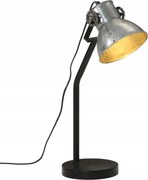 Fionshop 262935548 Stolní lampa 25 W vintage stříbrná 17 x 17 x 60 cm E27