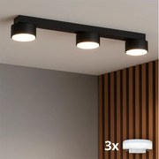 Brilagi - LED Bodové svítidlo MONO 3xGX53/30W/230V černá