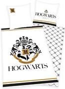 Povlečení Harry Potter Hogwarts se zlatým potiskem 140x200/70x90cm