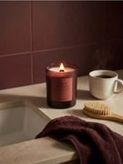Sinsay - Vonná svíčka s přídavkem sójového vosku Rose and Geranium - světle fialová