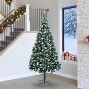 Umělý vánoční stromeček Zelená 240 cm PVC, ocel a plast 3396285