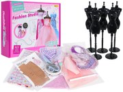 RKToys Kreativní sada Fashion – návrhářka oblečků pro panenky