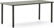 Ocelový zahradní jídelní stůl 90x180 cm Brai – Kave Home