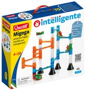Migoga Marble Run - kuličková dráha - transparentní - 45 ks