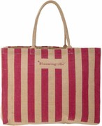 Nákupní taška z juty Bergamo Pink Bloomingville