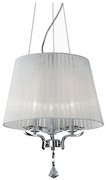 Ideal Lux - Lustr na lanku PEGASO 3xE14/28W/230V pr. 40 cm lesklý chrom
