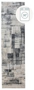 Šedý pratelný běhoun 60x230 cm Silas Abstract – Flair Rugs