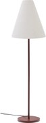 Stojací lampa v terakotové barvě s textilním stínidlem (výška 153 cm) Navat – Kave Home