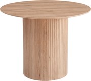 Jídelní stůl, dub, průměr 100 cm, PAOLO