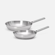 Fabini Sada pánví Core Standard, ø 26 cm + ø 30 cm, 2 díly - Nerezové beznýtové pánve z jednovrstvé nerezové oceli