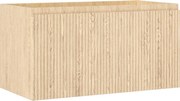 Mexen Rivel, koupelnová skříňka 90 cm, 1 zásuvka, drážkovaná, dub, 91A20-09047-1-BF81