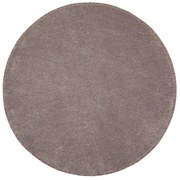 Vopi, Kusový koberec Apollo Soft béžový kruh, 80x80 (průměr) kruh, béžová, obývací pokoj