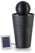 Blumfeldt Liquitorre XL, solární fontána, 200 l/h, solární panel, 2 W, akumulátor, LED, polyresin