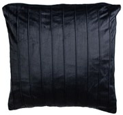 Černý dekorativní polštář JAHU collections Stripe, 45 x 45 cm
