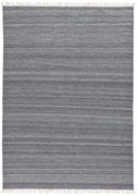 Tmavě šedý venkovní koberec z recyklovaného plastu Universal Liso, 160 x 230 cm