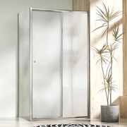 NICOL COMBI Chrom 100x80 grape Sprchový kout s posuvnými dveřmi
