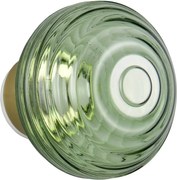 Zelené skleněné LED nástěnné svítidlo na USB ø 15,5 cm Earl – Reality