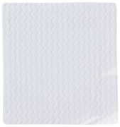 Bílý mušelínový prošívaný přehoz 210x240 cm Plain Muslin – Butter Kings