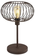 Klausen KL108018 - Stolní lampa WIRE 1xE27/15W/230V hnědá